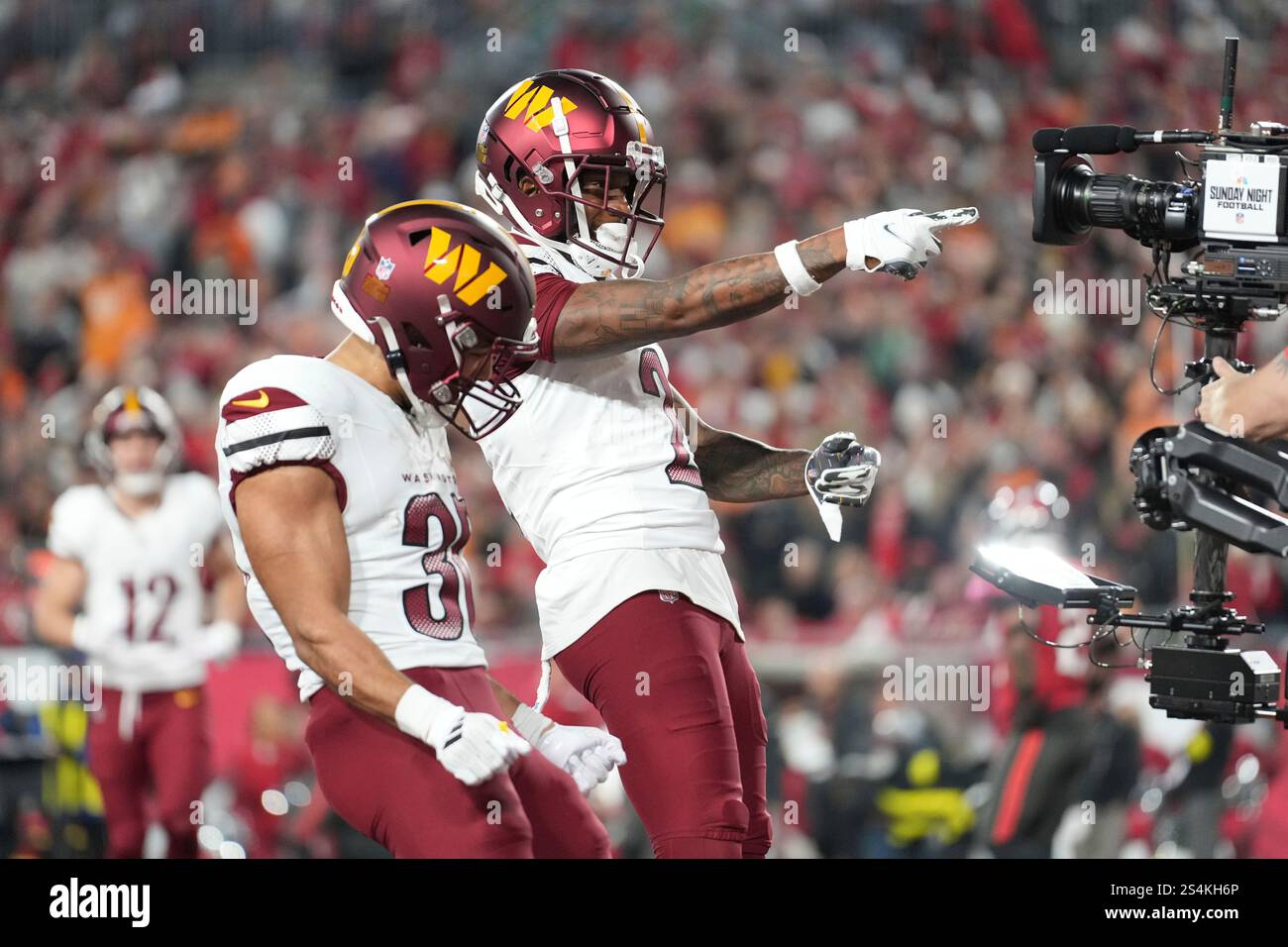 Washington Commanders wide receiver Dyami Brown (2) after his catch for ...