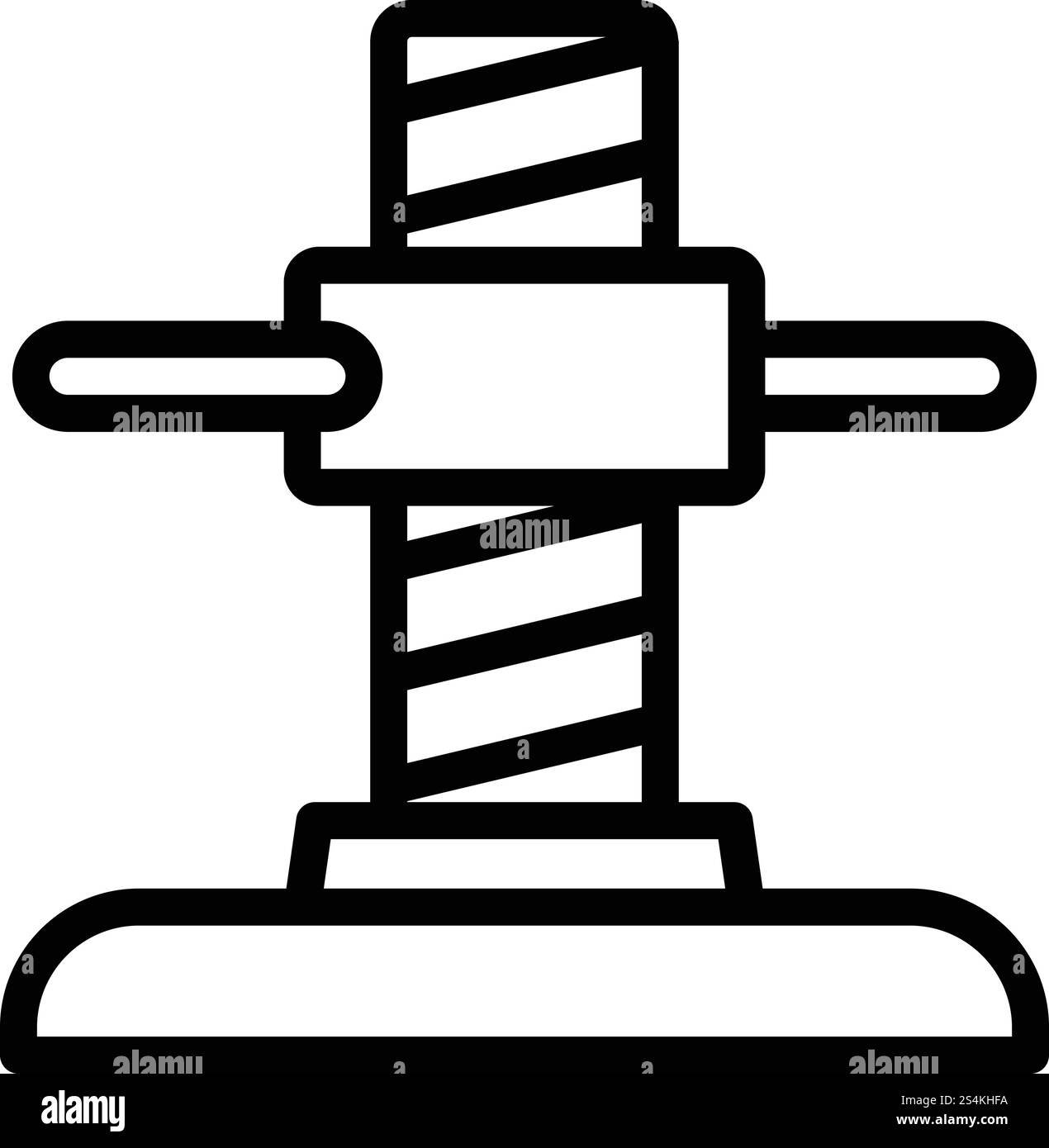 Scaffolding thread icon. Outline scaffolding thread vector icon for web ...