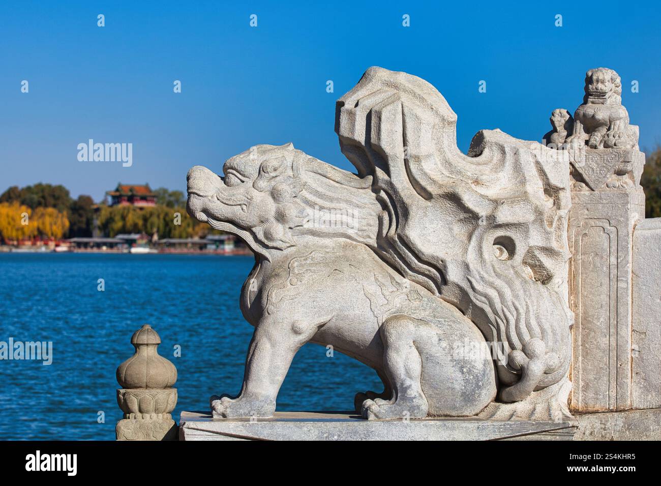 Chinese guardian beast Stock Photo - Alamy