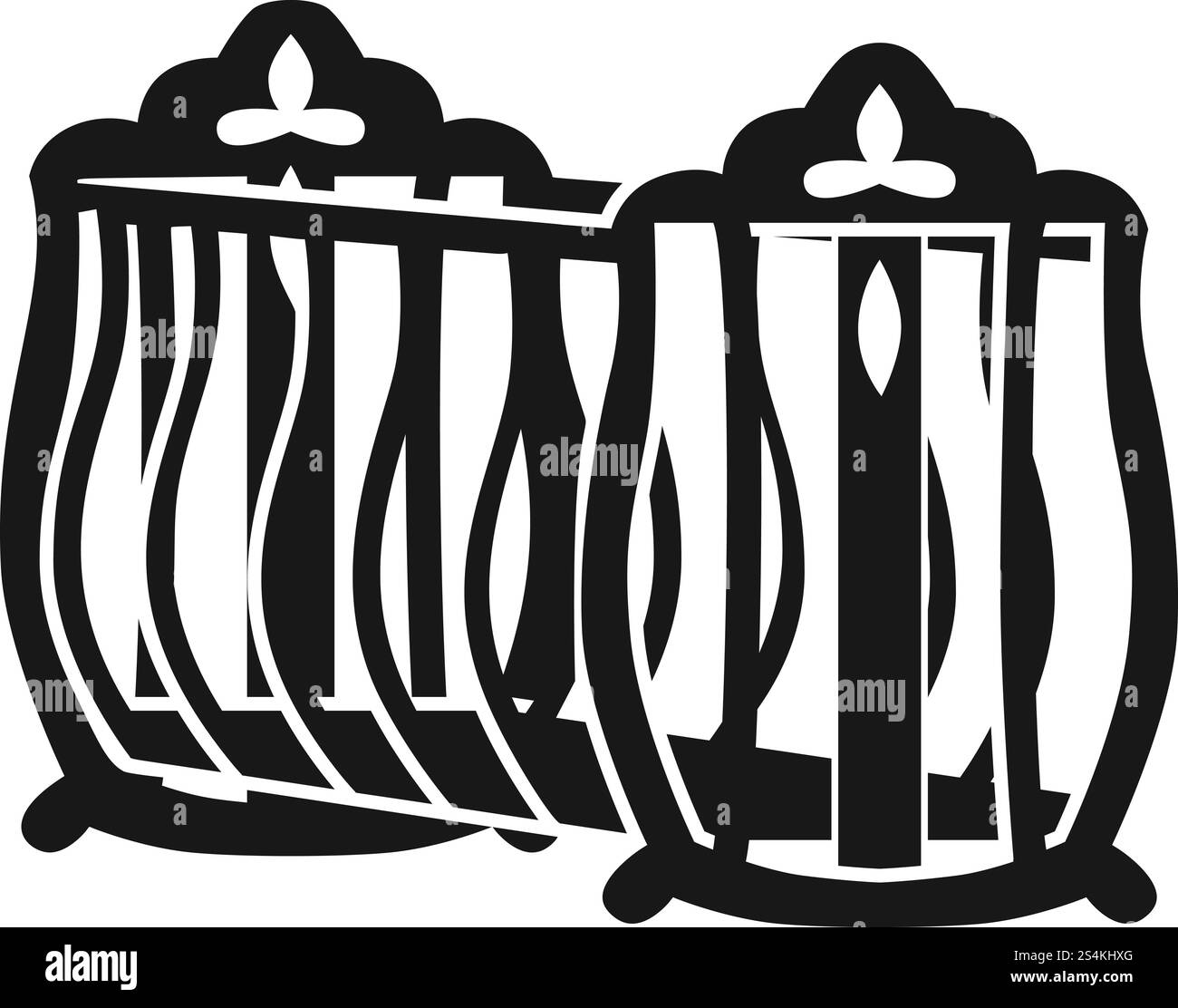 Cot rocking icon. Simple illustration of cot rocking vector icon for ...