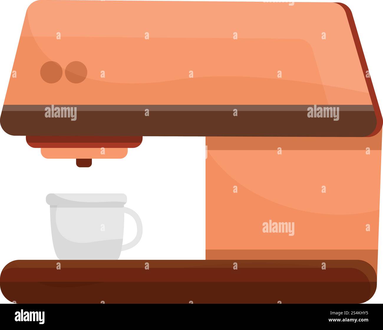 Italian coffee maker icon. Cartoon of italian coffee maker vector icon ...