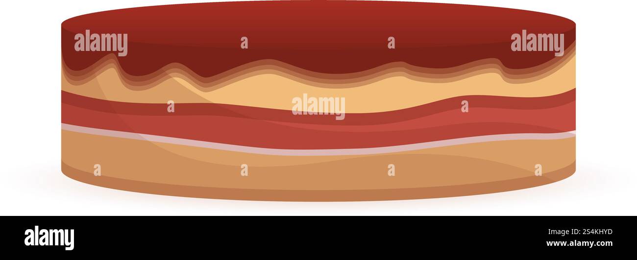 Small cake icon. Cartoon of small cake vector icon for web design ...