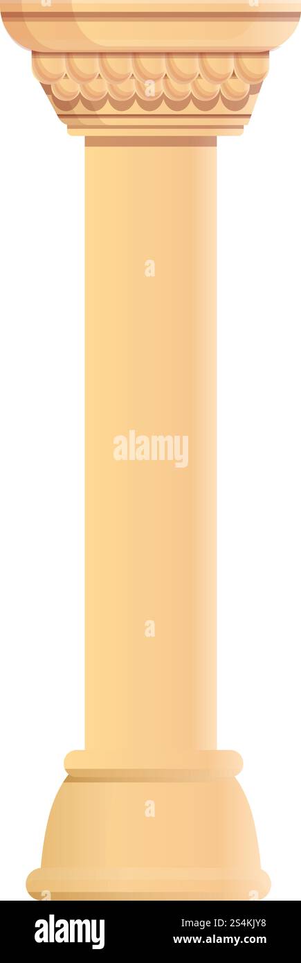 Decoration on column roman Stock Vector Images - Alamy