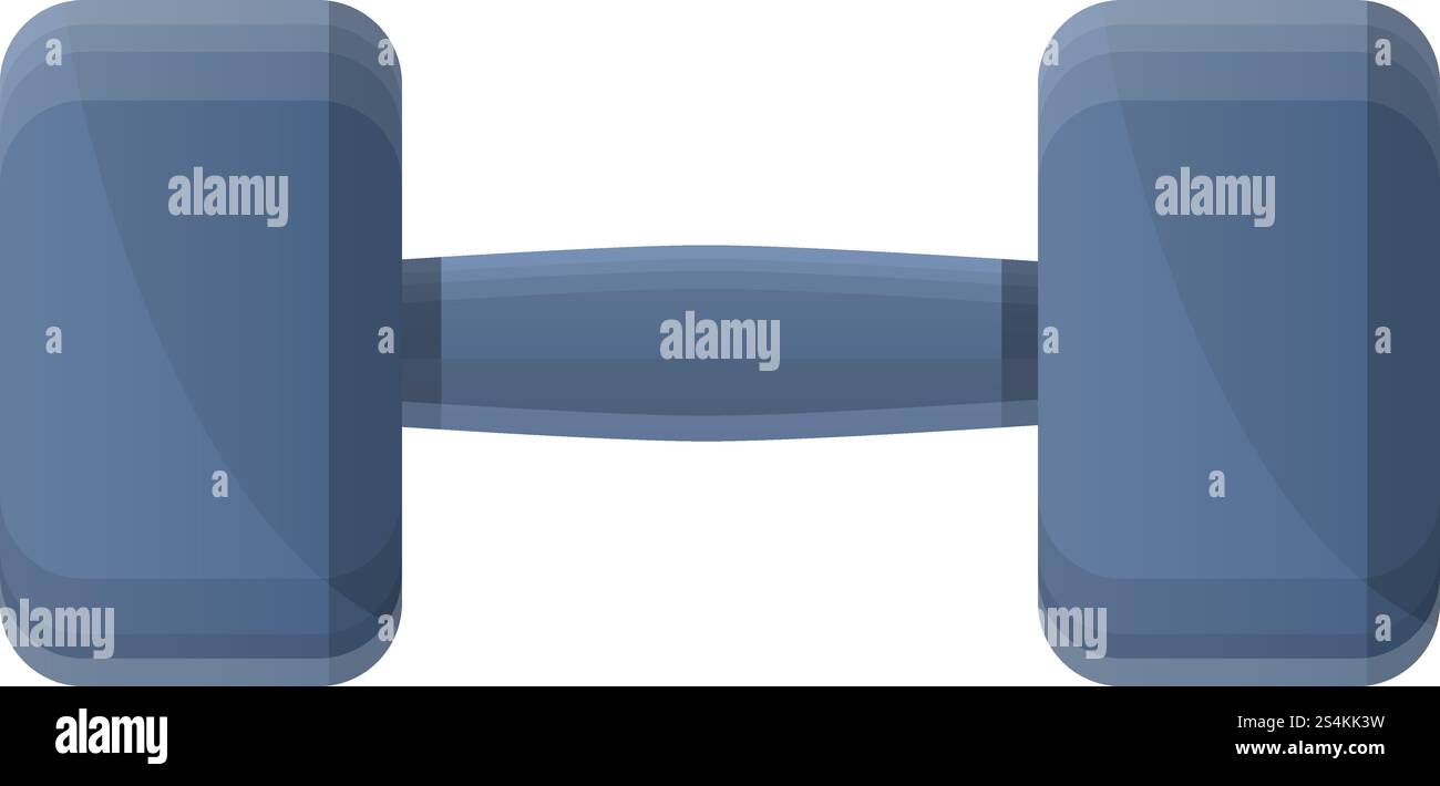 Rubber hantel icon. Cartoon of rubber hantel vector icon for web design ...