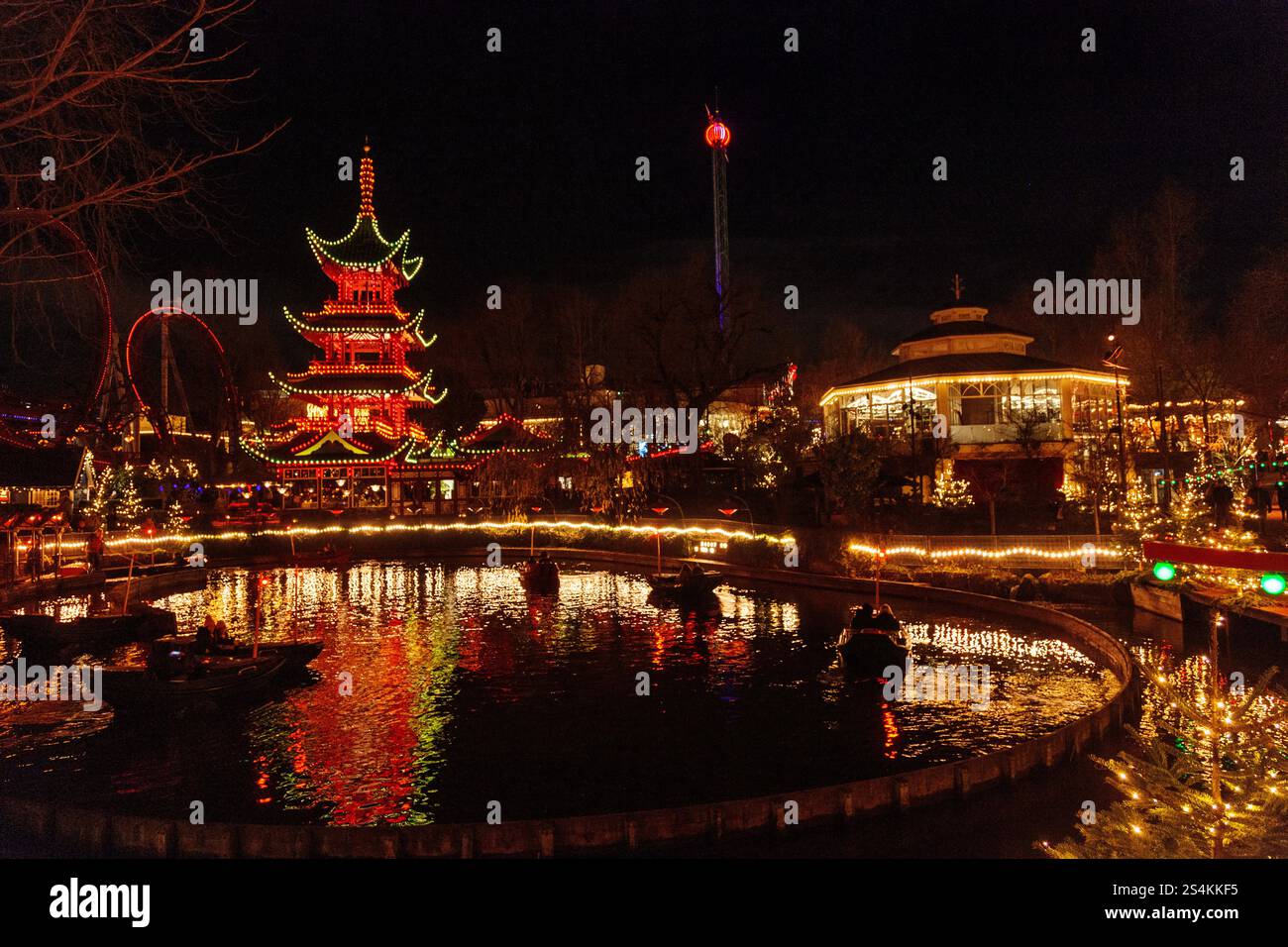 Tivoli, 19th-century amusement park with antique roller coaster & live ...