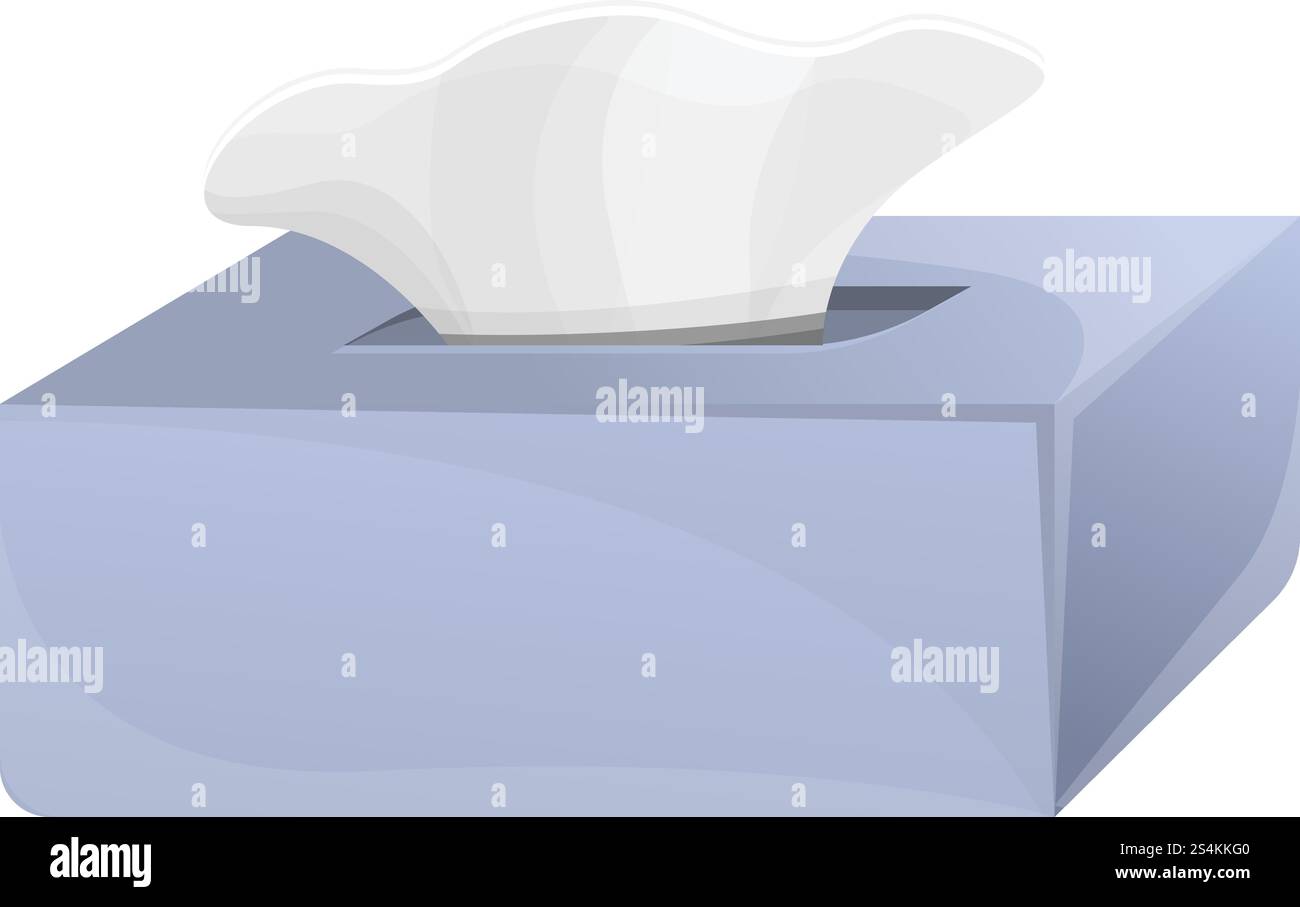 Wet wipes box icon. Cartoon of wet wipes box vector icon for web design ...