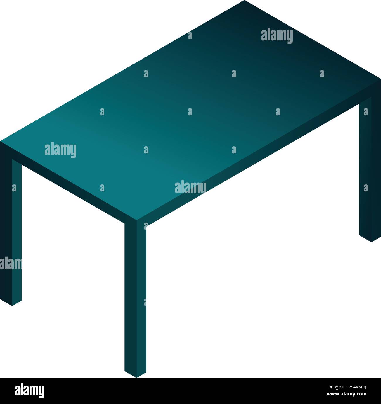 Office table icon. Isometric of office table vector icon for web design ...