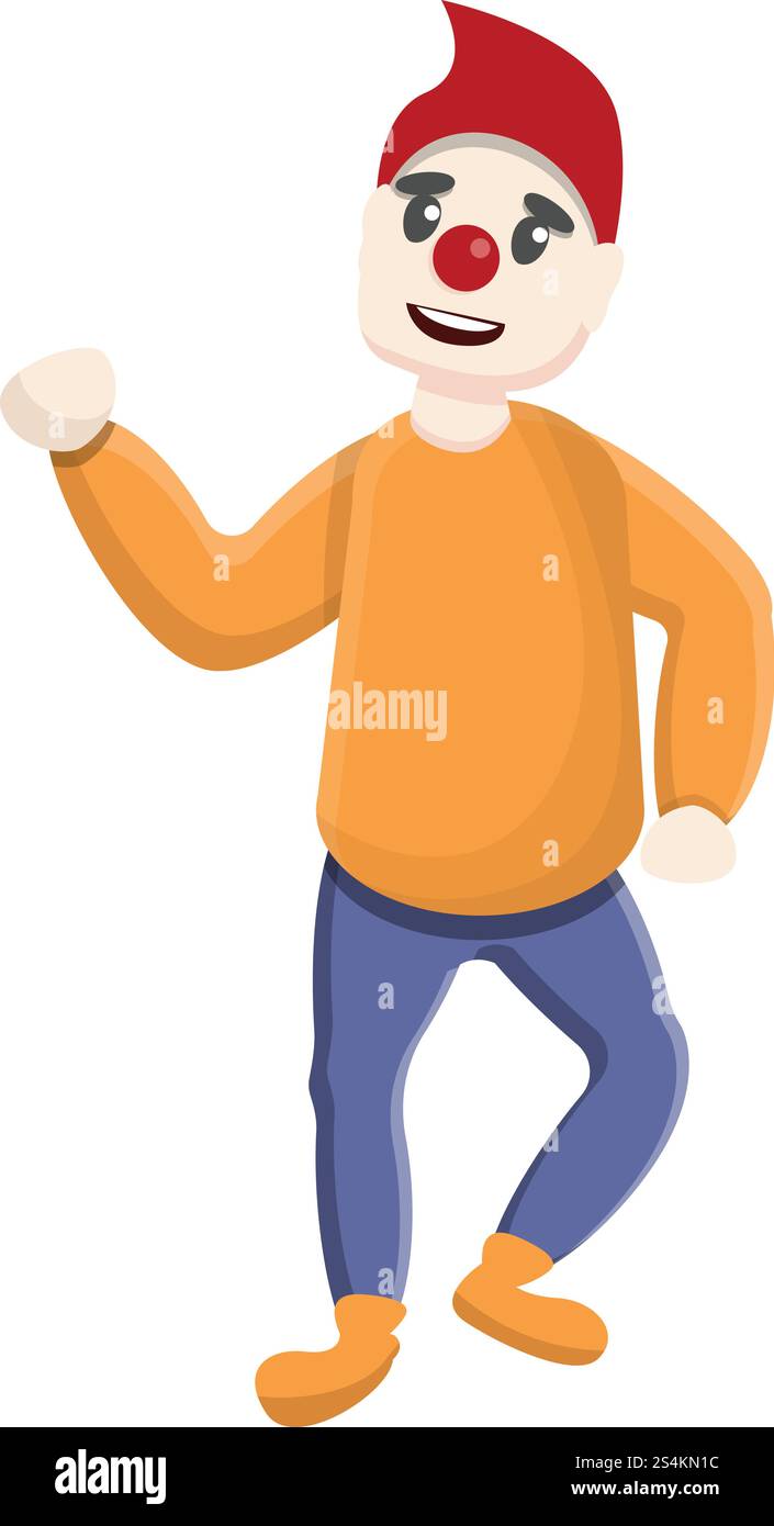 Modern clown icon. Cartoon of modern clown vector icon for web design ...