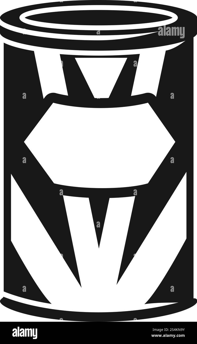 Condensed milk icon. Simple illustration of condensed milk vector icon ...