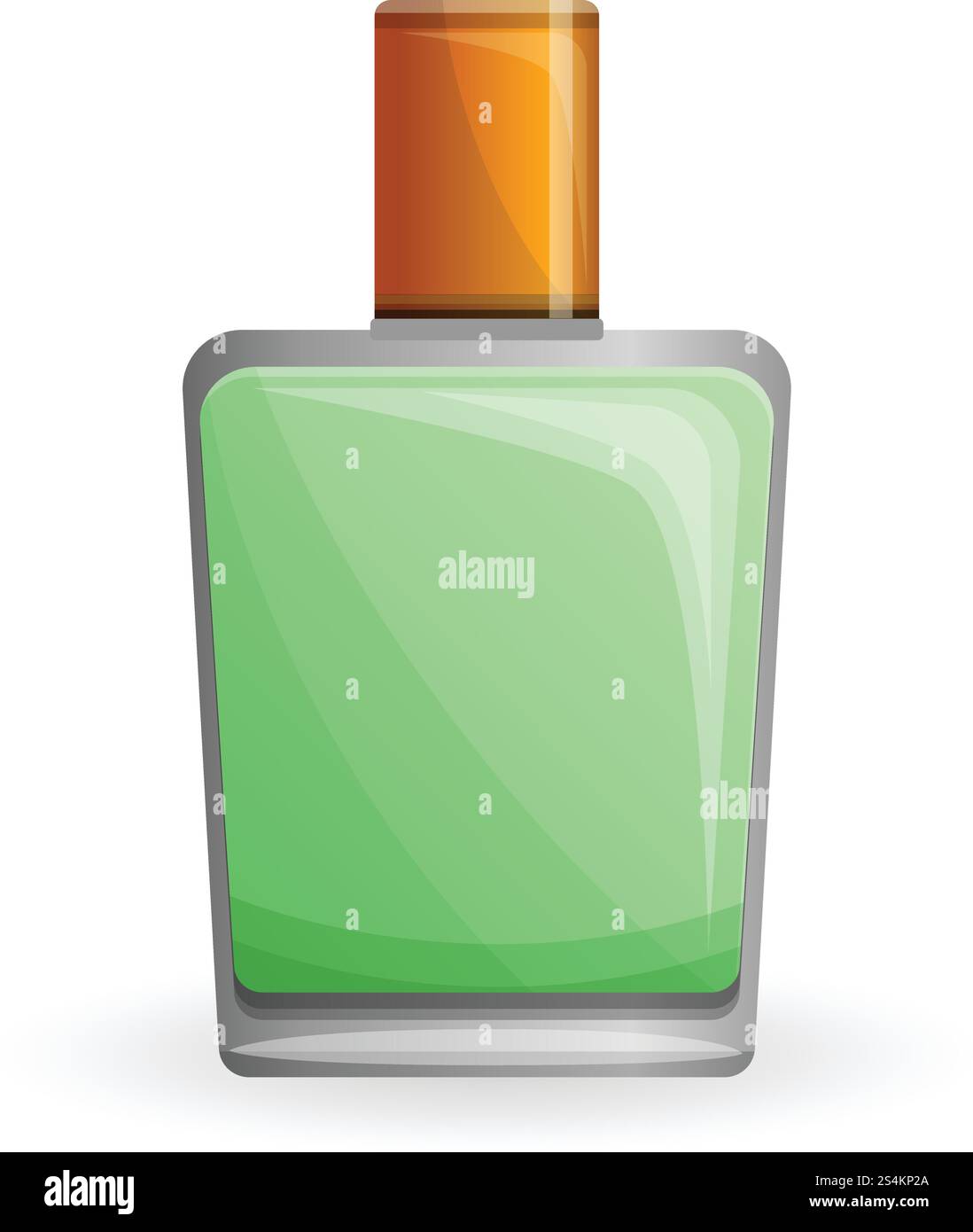 Green fragrance icon. Cartoon of green fragrance vector icon for web ...