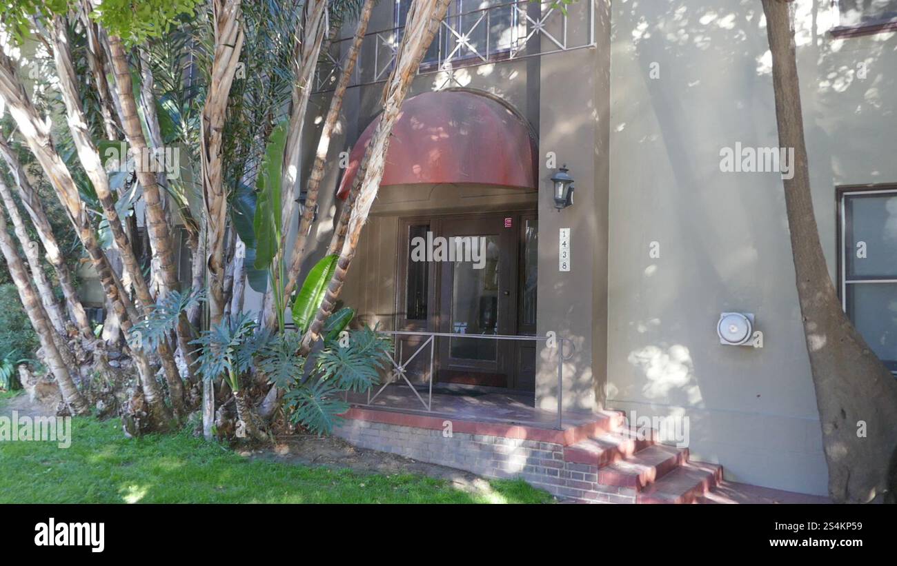 Los Angeles, California USA 12th January 2025 Actor Ron Marquette Former and Final Home at 1438 ...