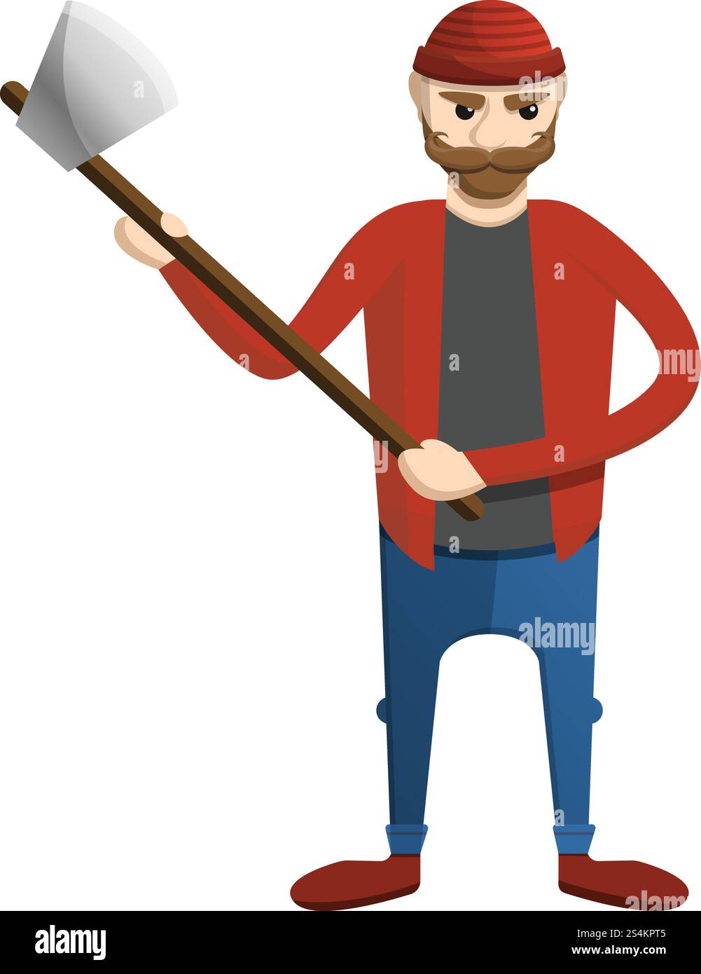 Metal axe lumberjack icon. Cartoon of metal axe lumberjack vector icon ...