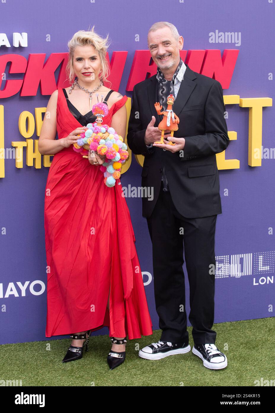 Paloma Faith and Sam Fell attends ‘ Chicken Run: Dawn of the Nugget ...