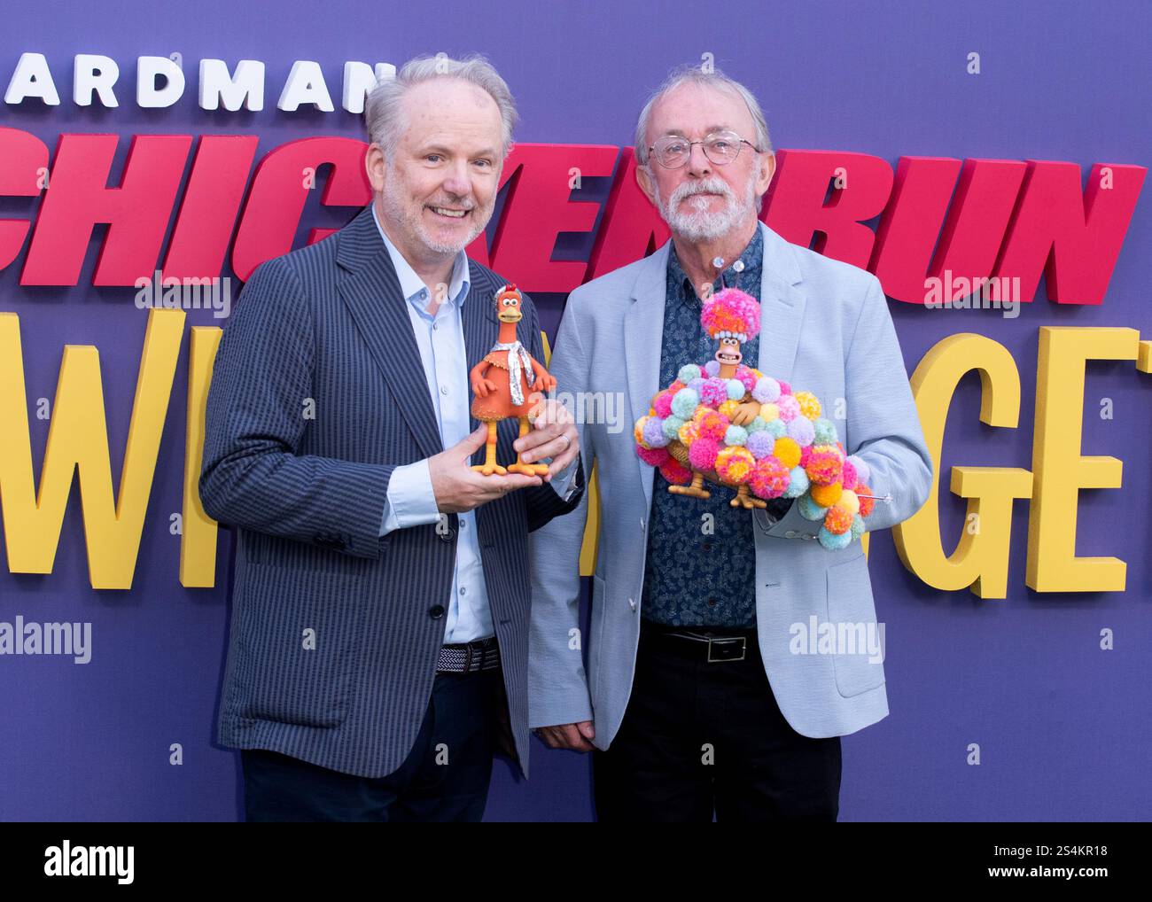 Nick Park and Peter Lord attends ‘ Chicken Run: Dawn of the Nugget ...