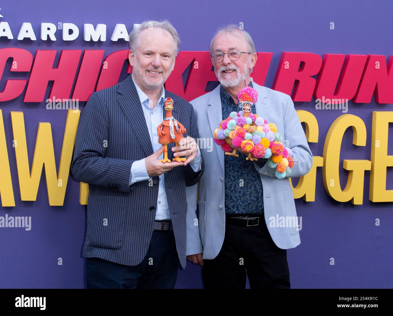 Nick Park and Peter Lord attends ‘ Chicken Run: Dawn of the Nugget ...