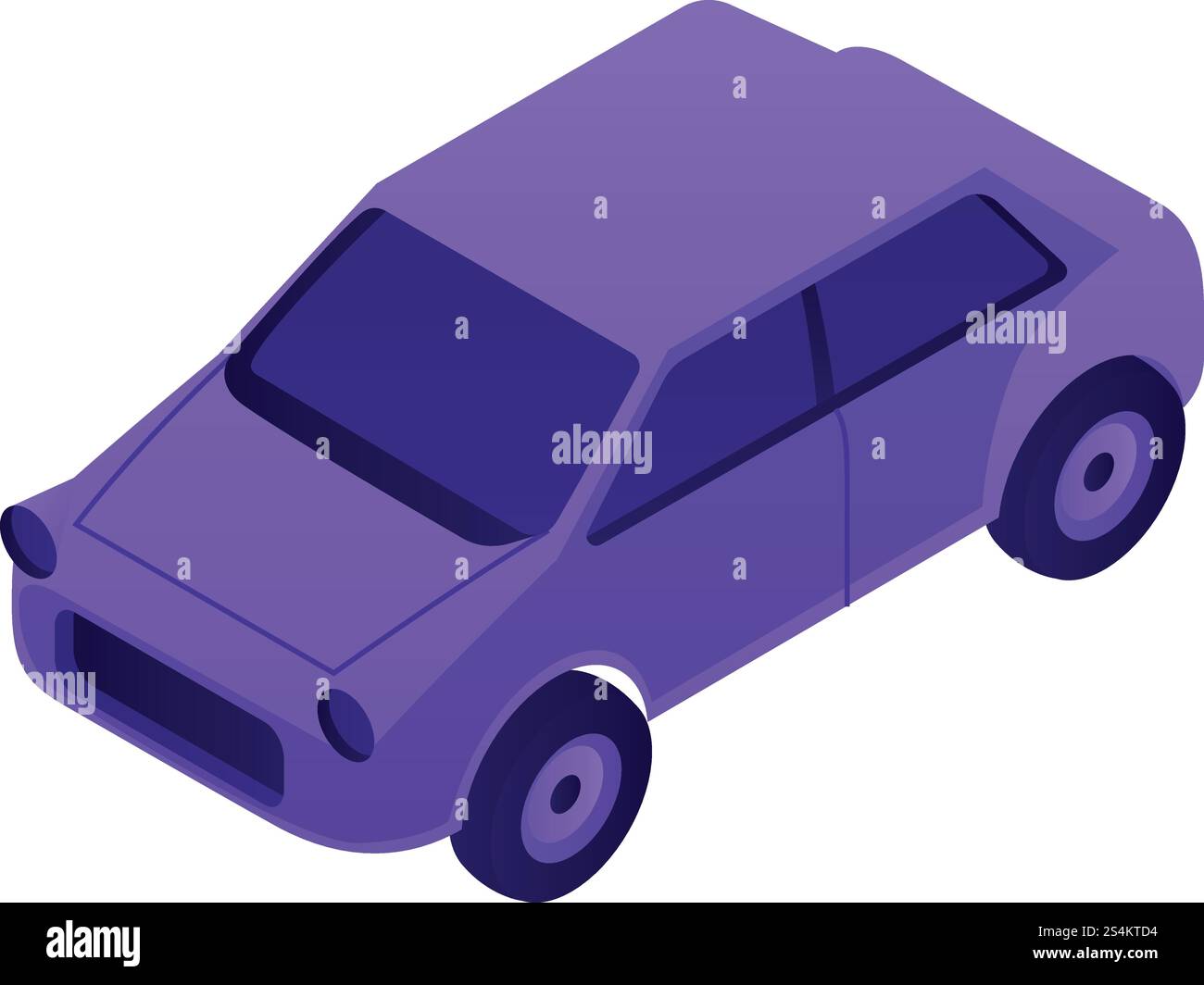 Gasoline car icon. Isometric of gasoline car vector icon for web design ...