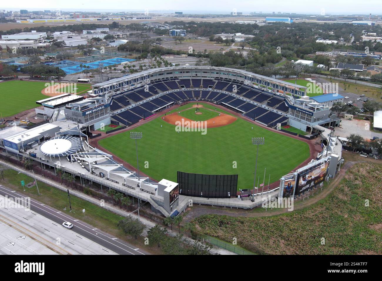 A general overall aerial view of the New York Yankees spring training ...
