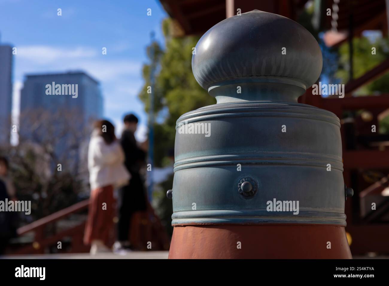 An ornamental cap at Kameido Tenjin shrine Stock Photo - Alamy