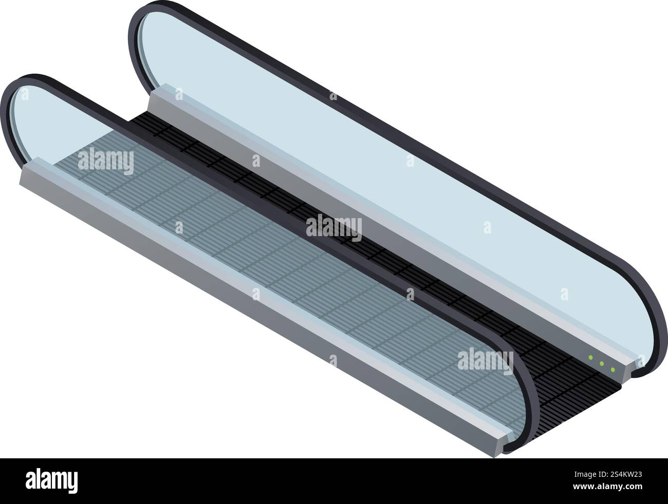 Mall escalator icon. Isometric of mall escalator vector icon for web ...