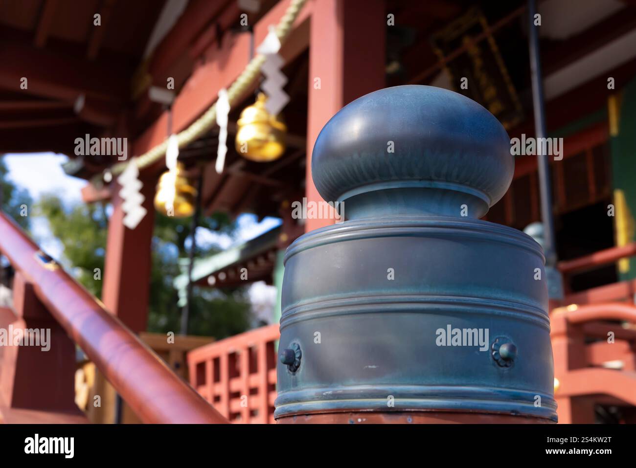 An ornamental cap at Kameido Tenjin shrine Stock Photo - Alamy
