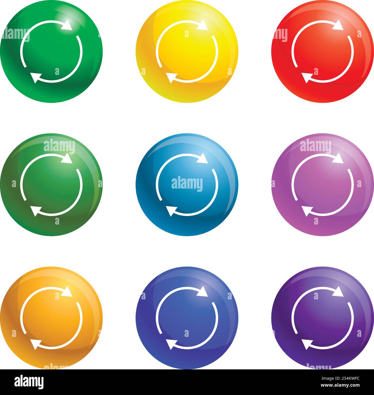 Like friend icons vector 9 color set isolated on white background for ...