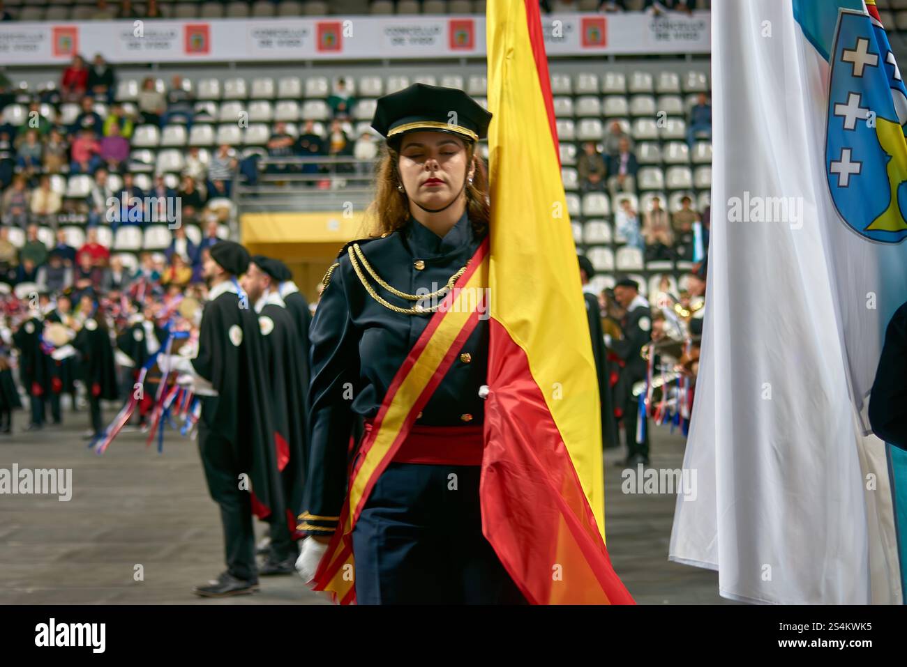 Vigo,Spain January,11,2025:A close-up of a young and elegant female ...