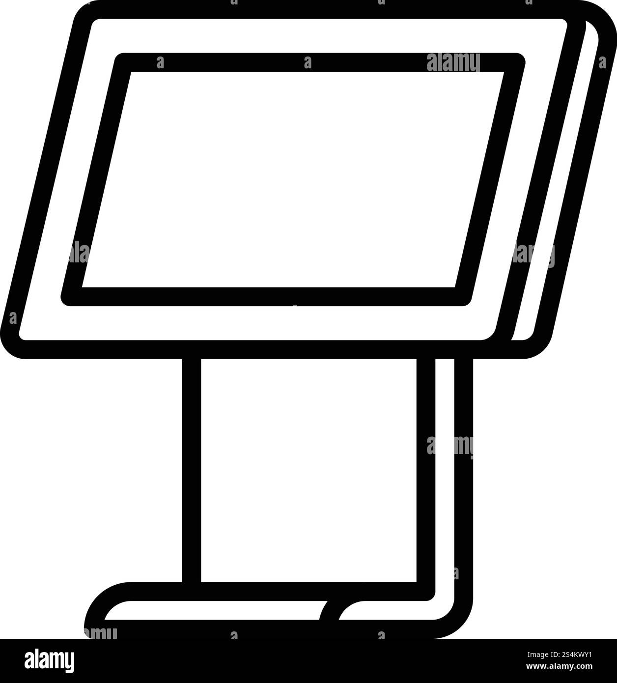 Light box icon. Outline light box vector icon for web design isolated ...