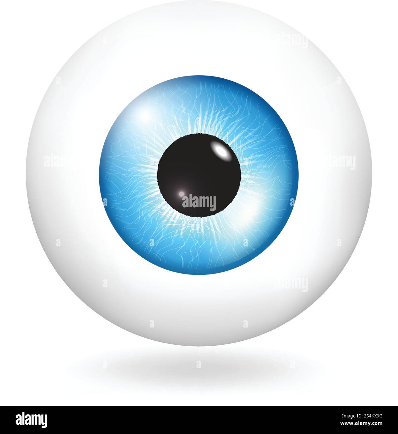 Iris open sky Stock Vector Images - Alamy