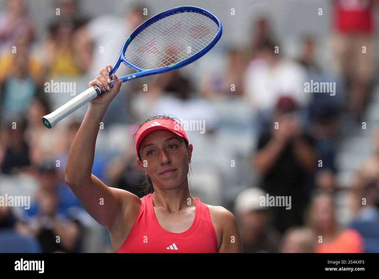Jessica Pegula of the U.S. reacts after defeating Maya Joint of ...