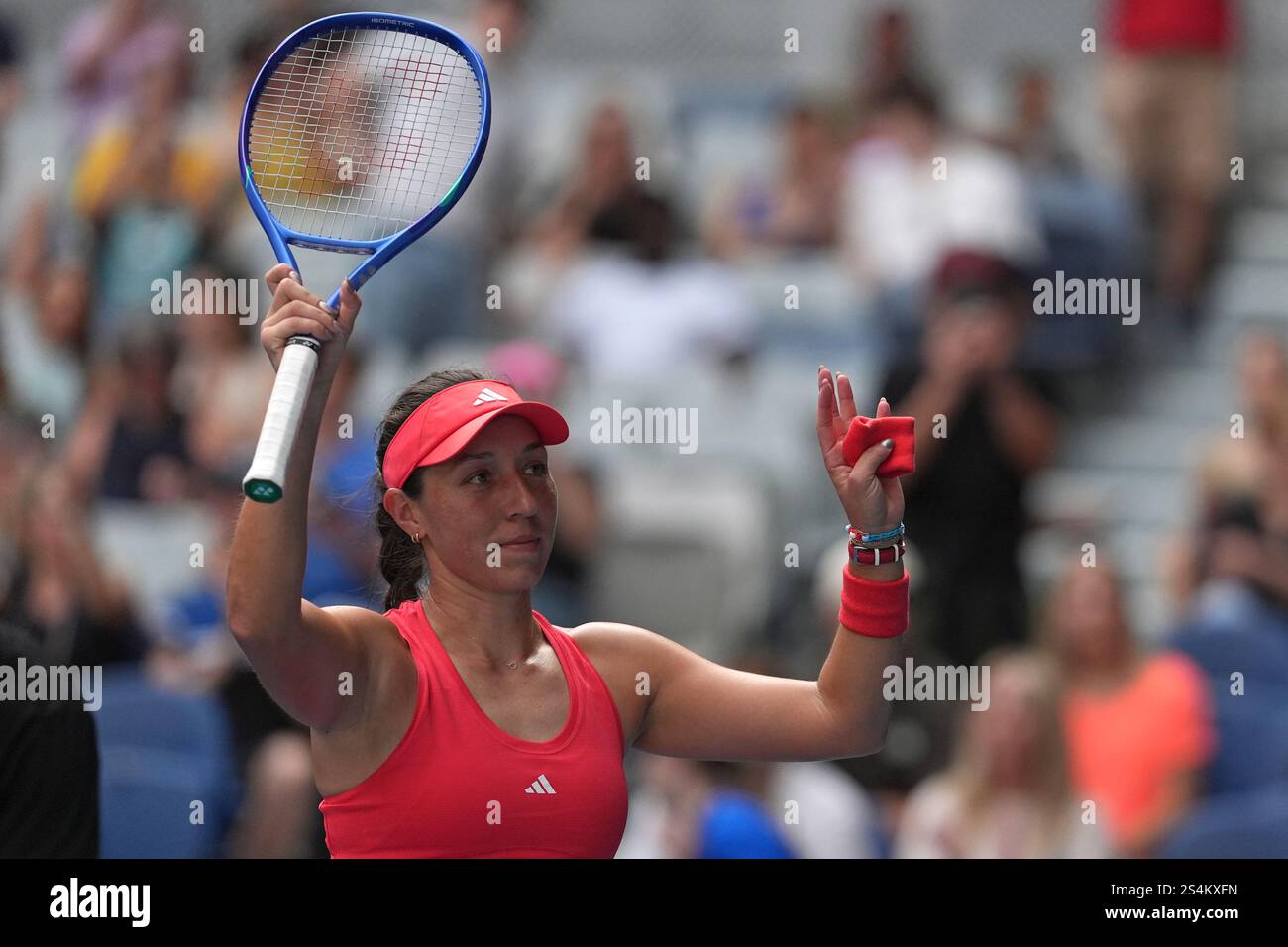Jessica Pegula of the U.S. reacts after defeating Maya Joint of ...