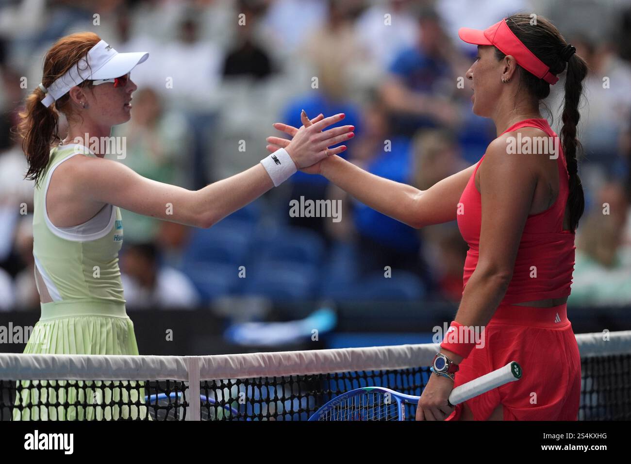 Jessica Pegula, right, of the U.S. is congratulated by Maya Joint of ...