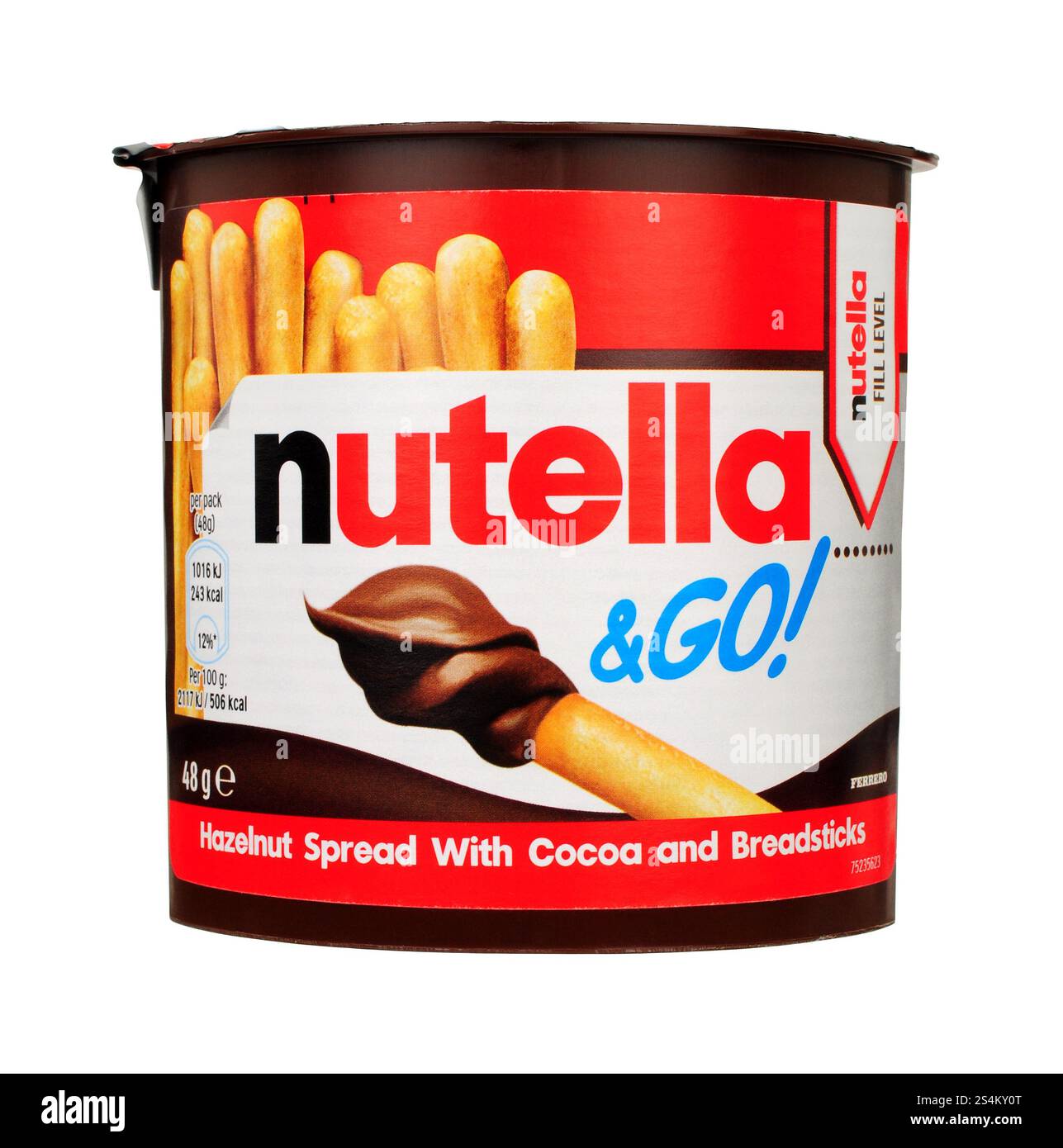 Nutella and go hazelnut and cocoa spread with breadsticks single pot ...
