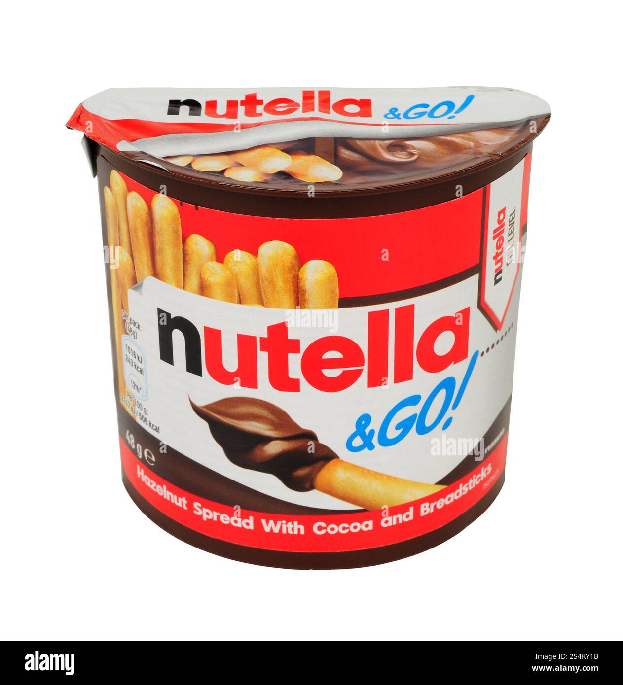 Nutella and go hazelnut and cocoa spread with breadsticks single pot ...