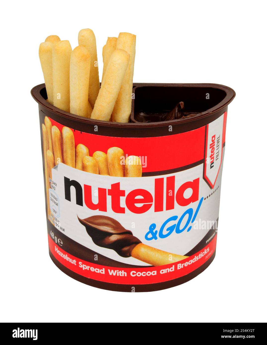 Nutella and go hazelnut and cocoa spread with breadsticks single pot ...