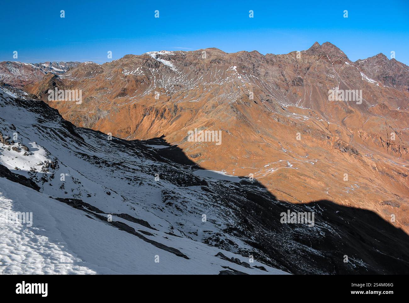 Wonderful panorama above Febbraro valley from Bardan ridge ...