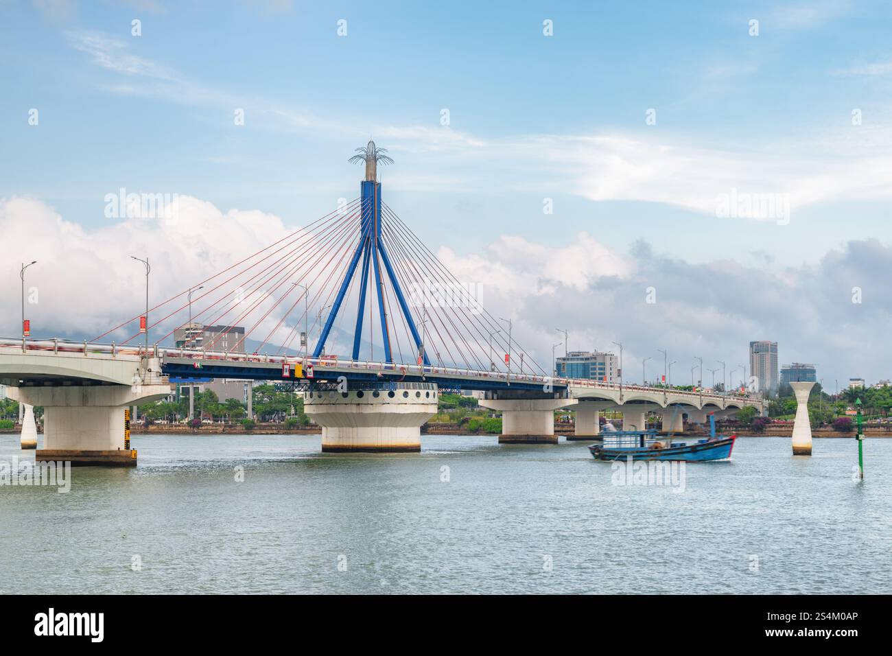 The Han River Bridge (Cau Song Han), Da Nang, Vietnam Stock Photo - Alamy