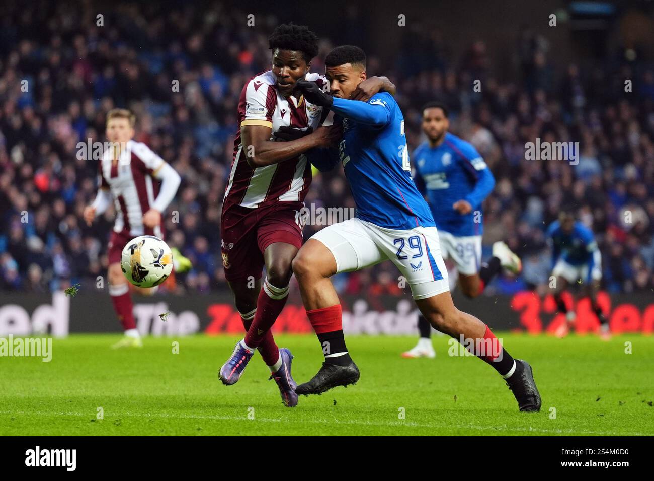 EDITORS NOTE - CAPTION CORRECTION, CORRECTING NAME OF ST JOHNSTONE ...