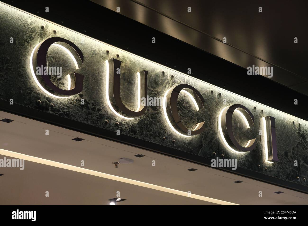 GUCCI company brand logo Stock Photo - Alamy