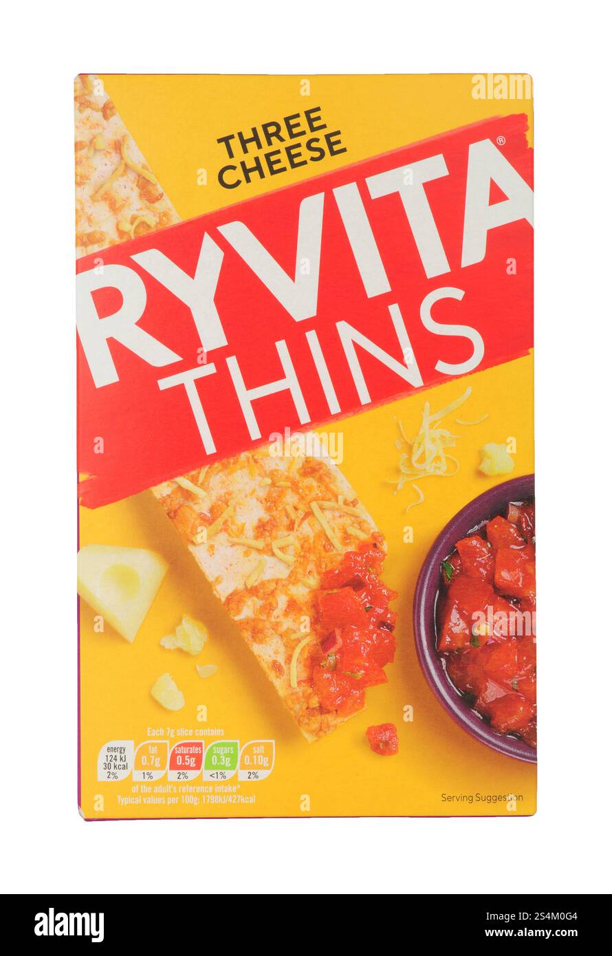 Ryvita thins three cheese flavour wheat and rye flatbread snacks for ...