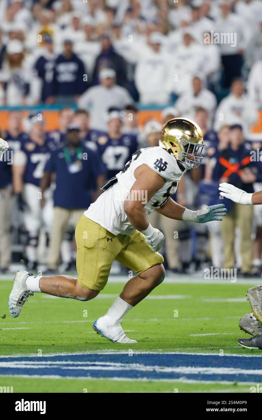 MIAMI GARDENS, FL - JANUARY 09: Defensive Lineman Howard Cross III #56 ...