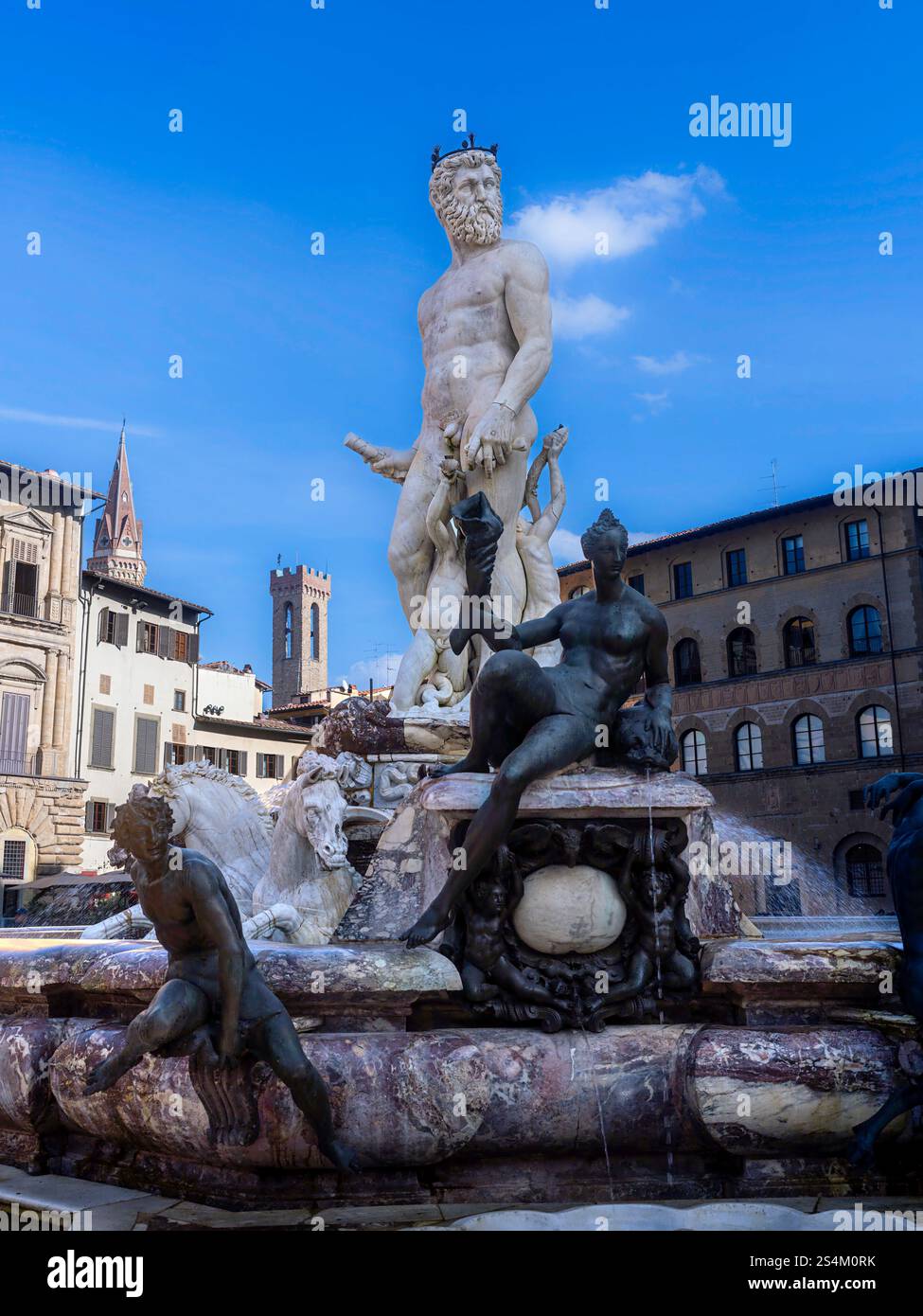 Neptune's Fountain in Florence, Italy Stock Photo - Alamy