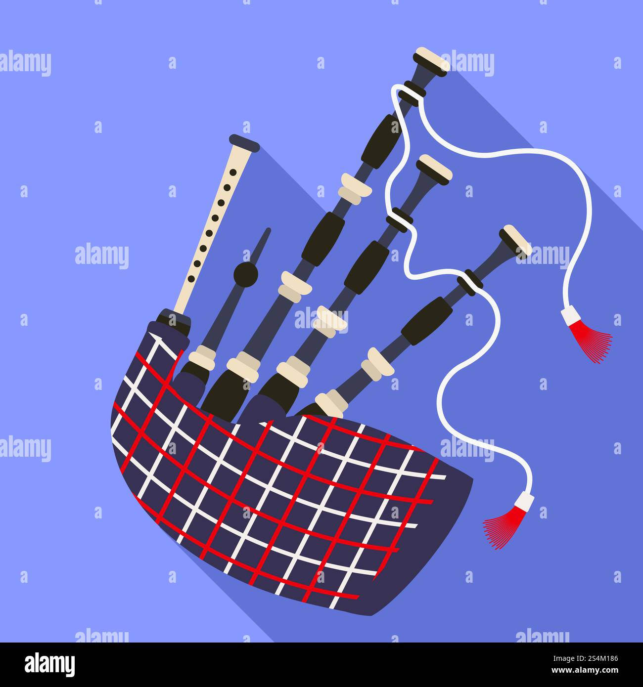 Scottish bagpipe player drawing hi-res stock photography and images - Alamy