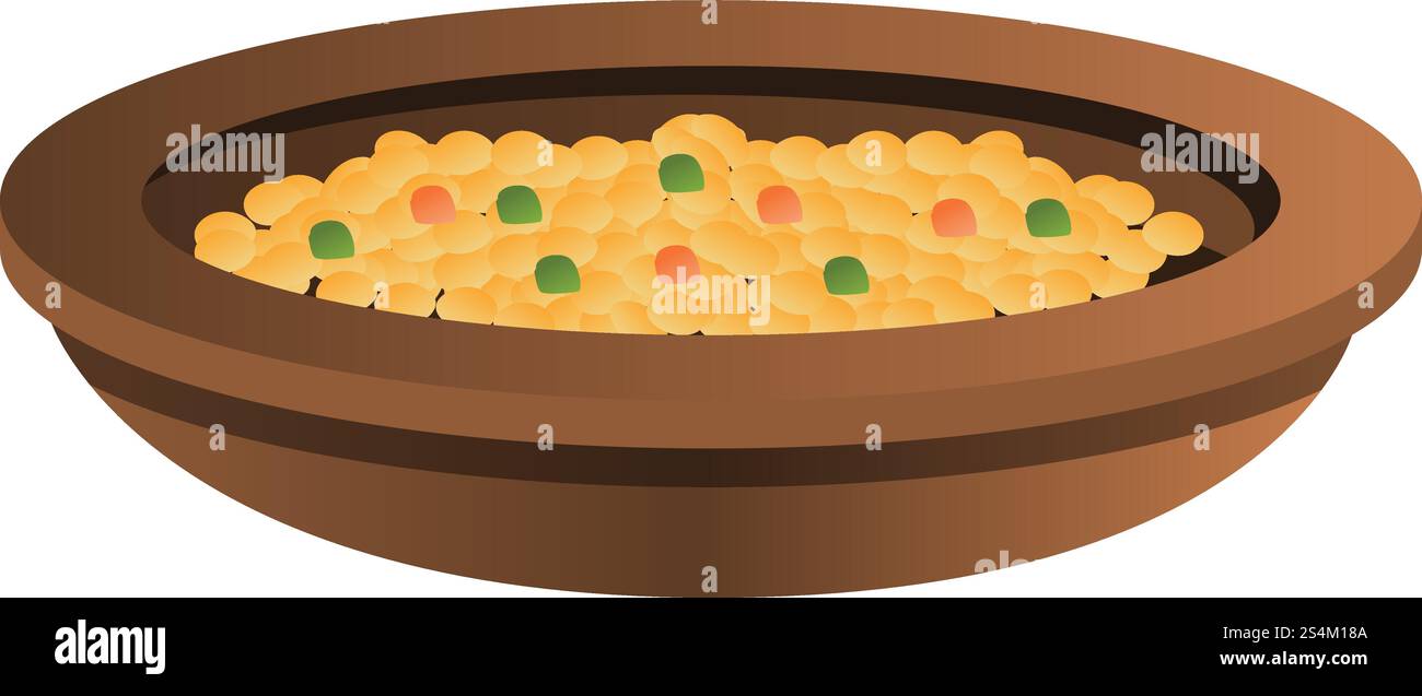 Mexican rice icon. Cartoon of mexican rice vector icon for web design ...