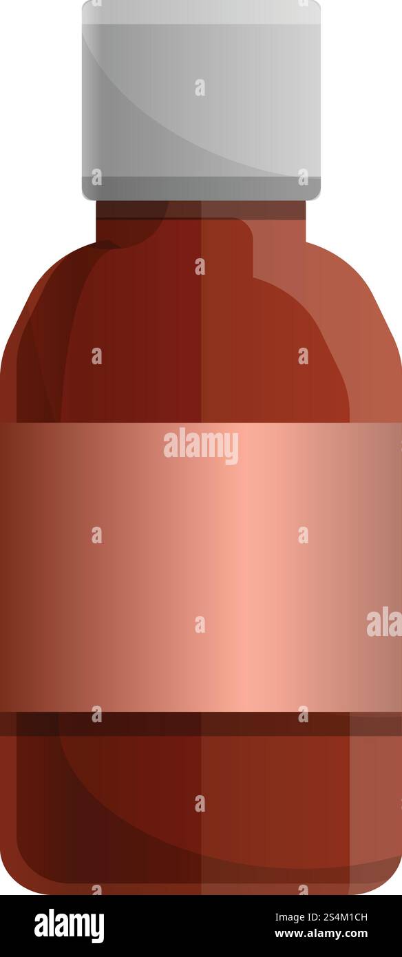 Medical syrup bottle icon. Cartoon of medical syrup bottle vector icon ...