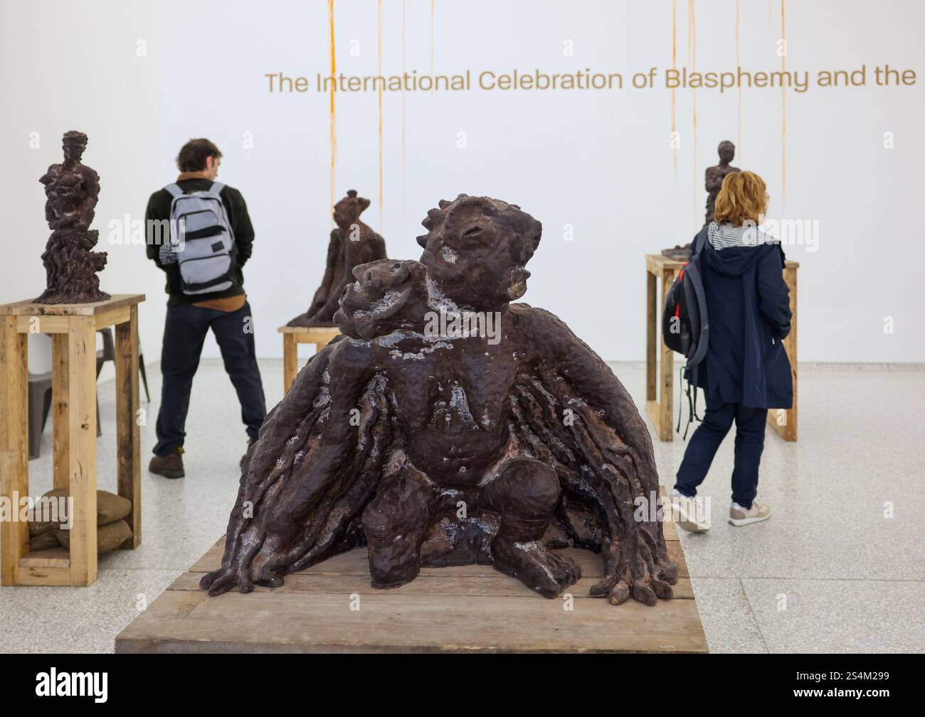 Venice, Italy - May 7 2024: 60th Art Biennale in Venice. The Dutch ...