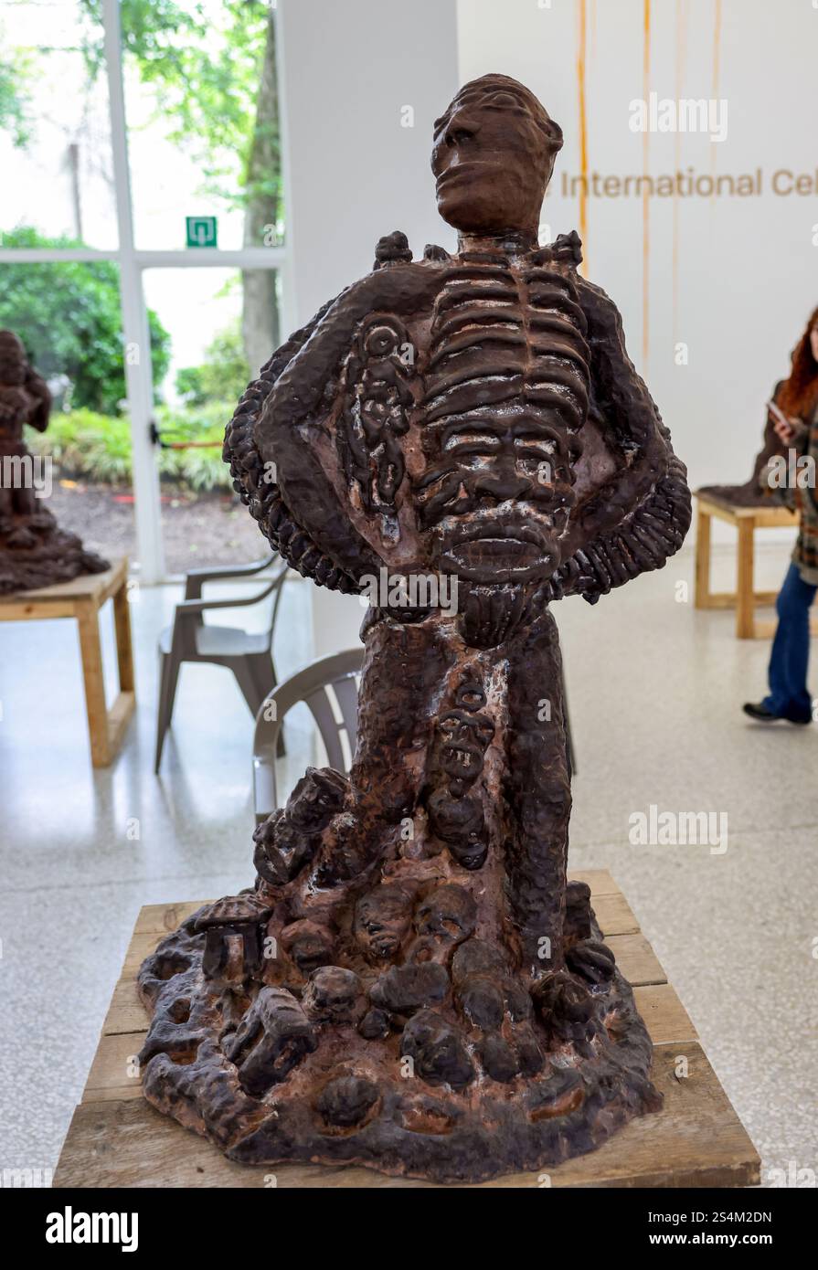 Venice, Italy - May 7 2024: 60th Art Biennale in Venice. The Dutch ...