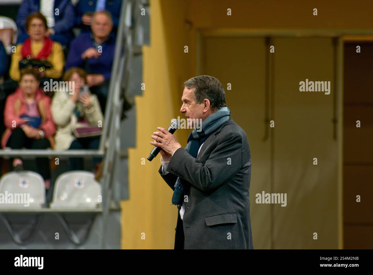 Vigo,Spain January,11,2025:The mayor of Vigo, Abel Caballero, is seen ...