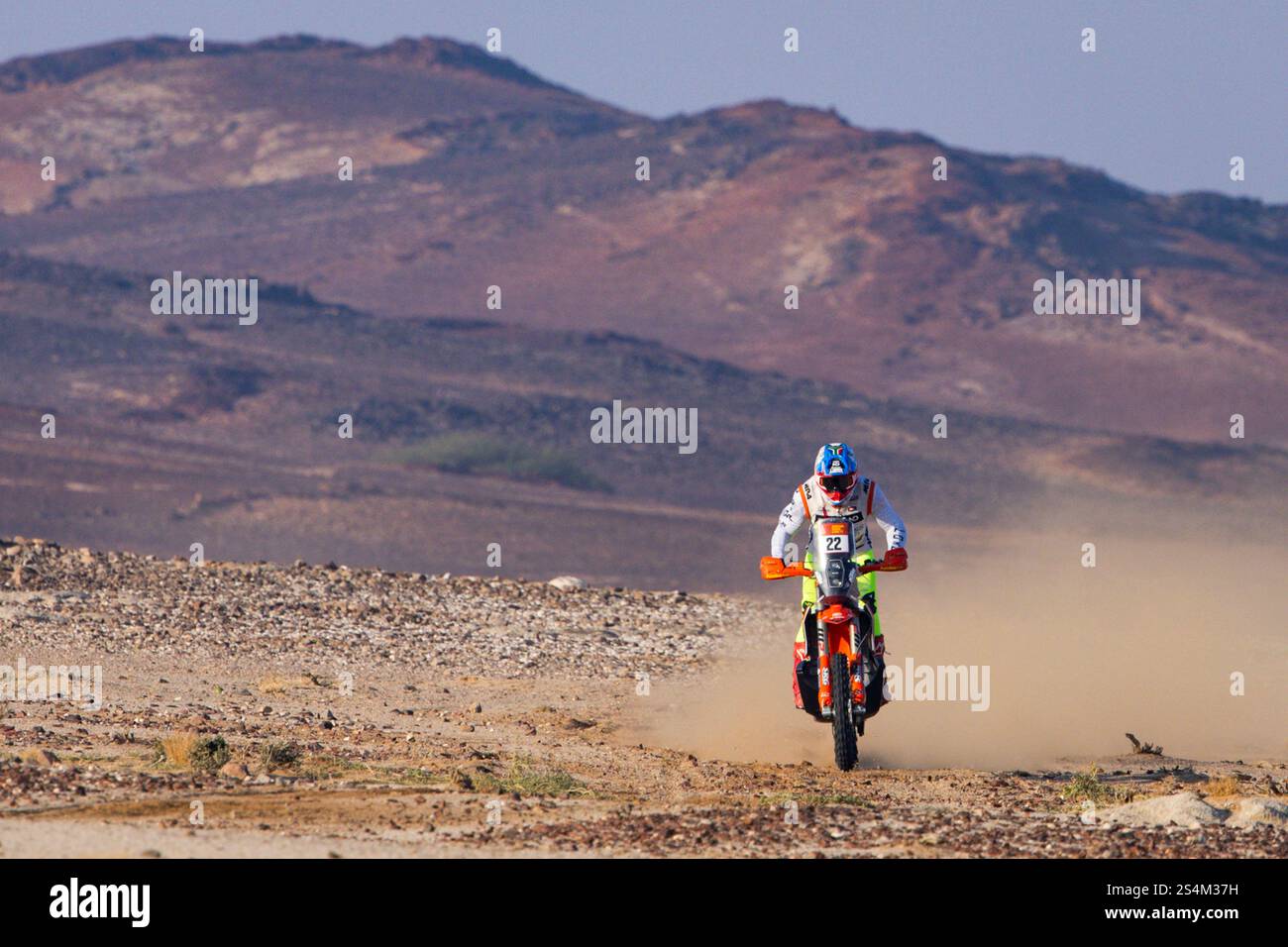 Riyadh, Arabie Saoudite. 13th Jan, 2025. 22 DOCHERTY Michael (zag), KTM, BAS World KTM Racing ...