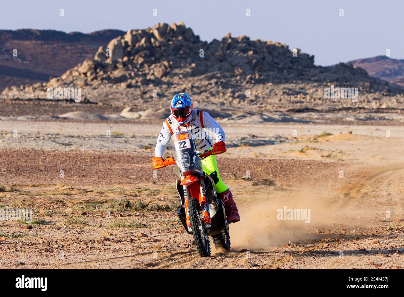 Riyadh, Arabie Saoudite. 13th Jan, 2025. 22 DOCHERTY Michael (zag), KTM, BAS World KTM Racing ...