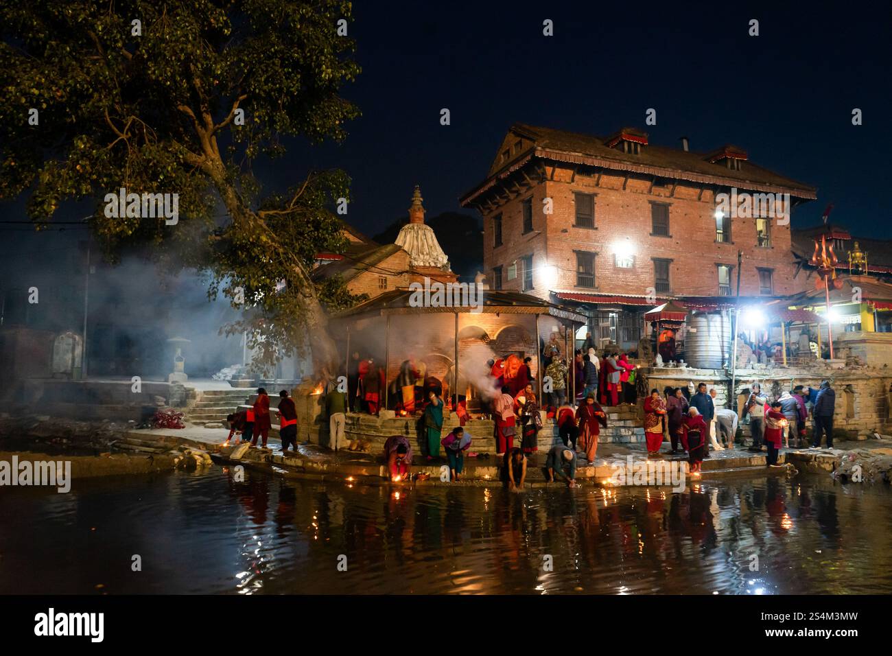 Kathmandu, Kathmandu, Nepal. 13th Jan, 2025. Nepalese Hindu devotees ...